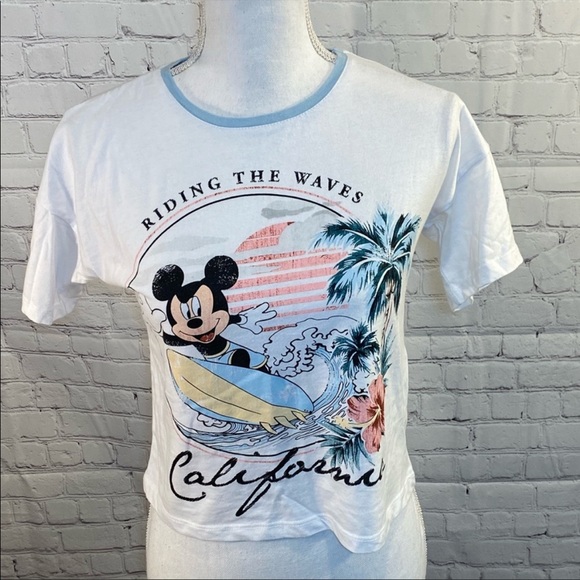 Primark | Tops | Disney Cropped Mickey Mouse Tshirt | Poshmark